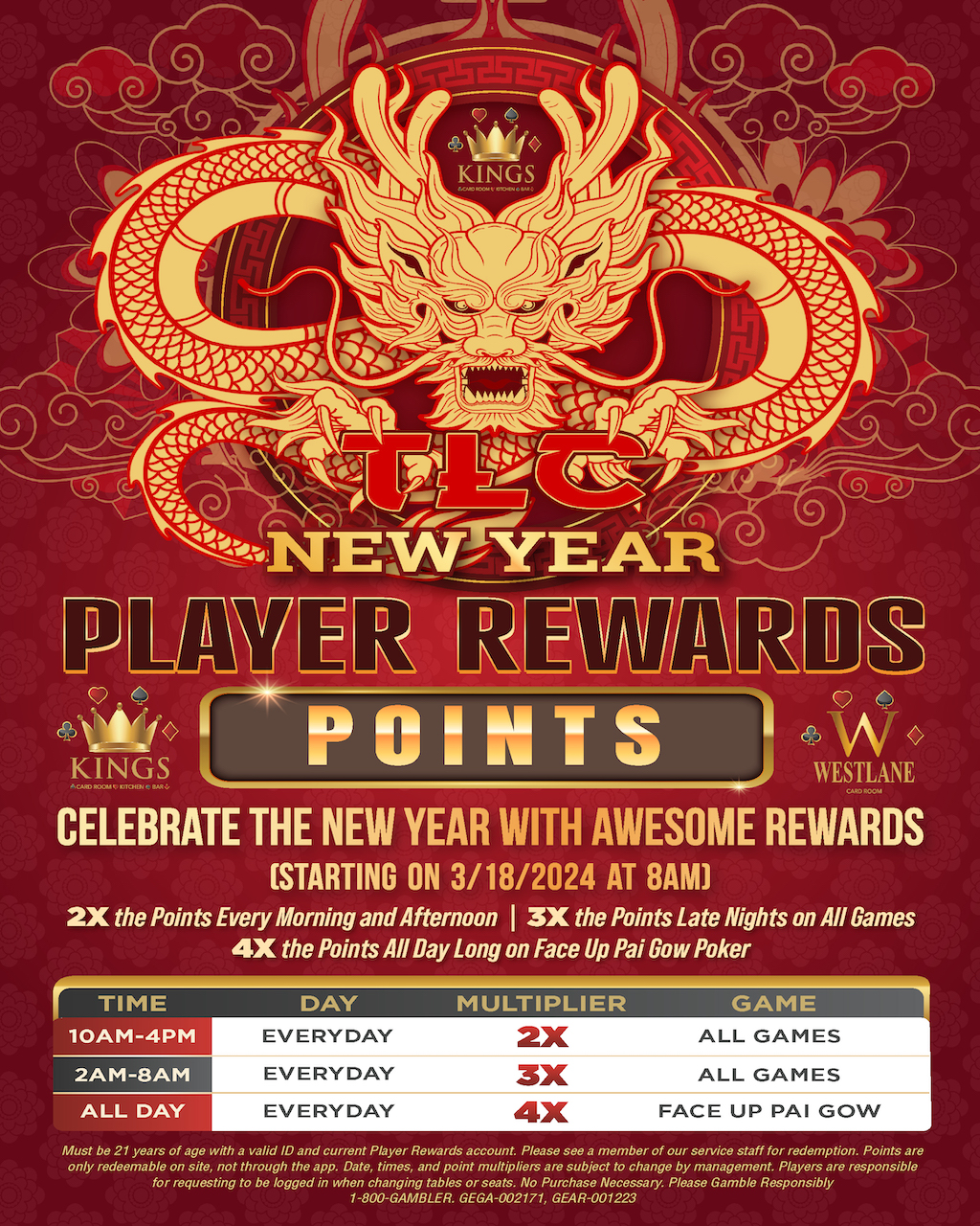 Texas Hold’em Poker – Kings Card Club